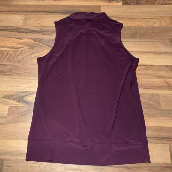 perception concept | Tops | Purple High Neck Sleeveless Top | Poshmark